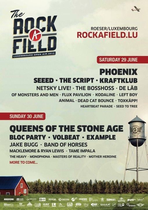 Rock a Field maakt groot gedeelte line-up bekend