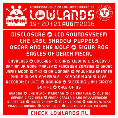 Alle Lowlands line-up posters sinds 1993 op een rij | Festileaks.com