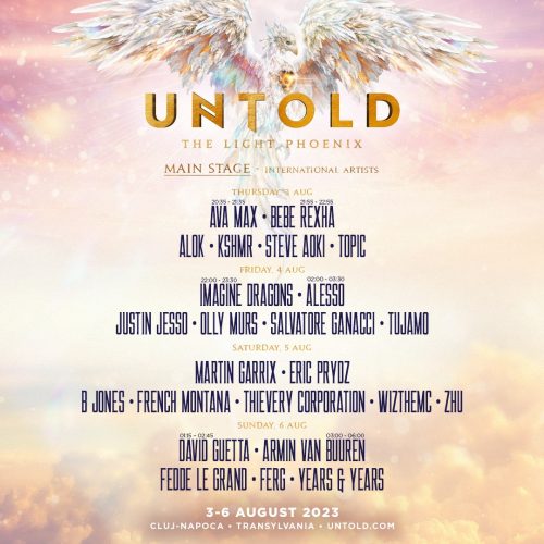 Line-up Untold 2023 compleet met o.a. Bebe Rexha, Imagine Dragons en ...