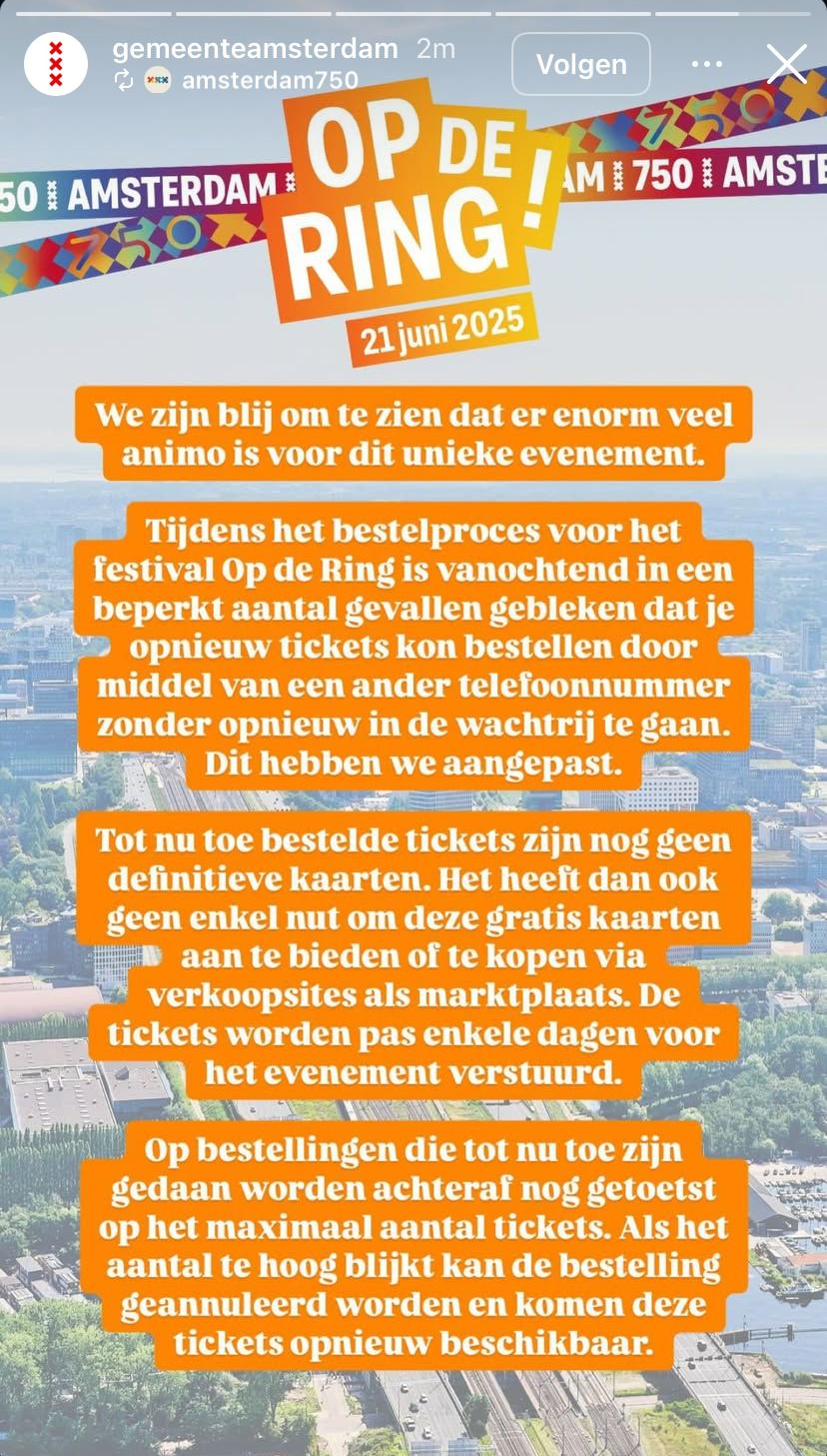 Complete chaos bij ticketverkoop Op de Ring! festival | Festileaks.com