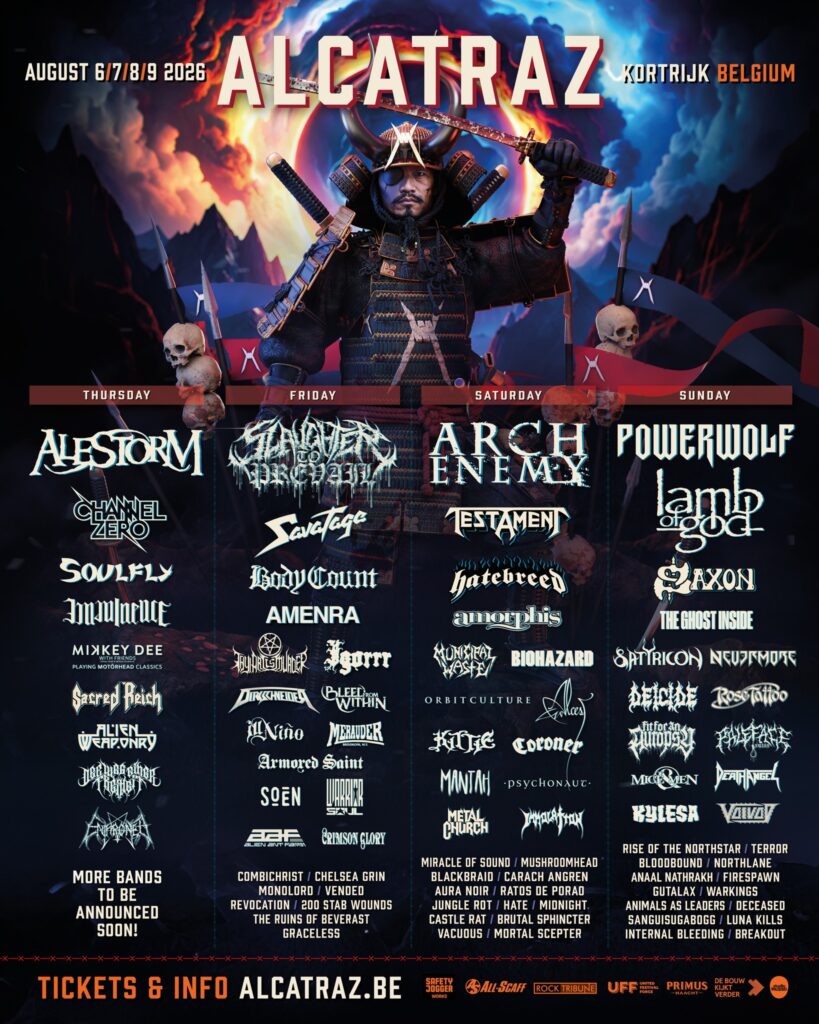Alcatraz Open Air 2026 | Nieuws, line-up, tickets en meer