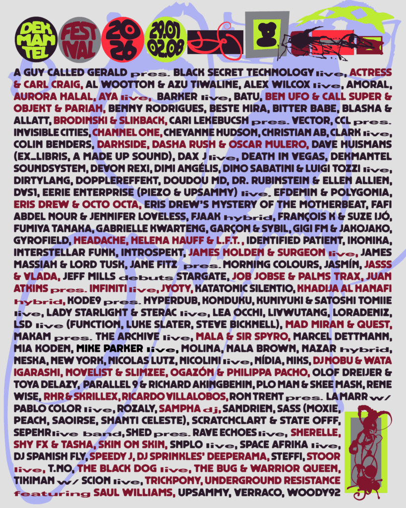 Dekmantel Festival 2026 | Nieuws, line-up, tickets en meer